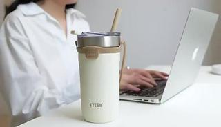 TYESO Tumbler Thermos Cup Insulated Travel Coffee Mug Stainless Steel ...