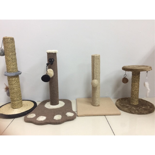 Cat Scratch Play Bed Toy Kucing Scratcher Cat Tree Tiang Mainan Kucing ...