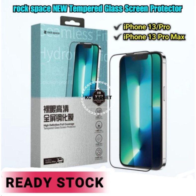 ROCK SPACE CLEAR HD/ ANTI BLUERAY/ PRIVACY TEMPERED GLASS IPHOND 13/ 13 ...