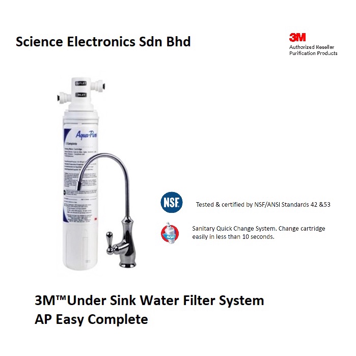 3M™ AP Easy Complete Drinking Water Filter System [Undersink] | Shopee ...