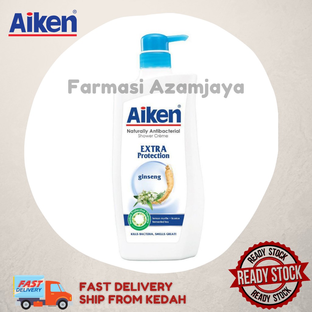 AIKEN EXTRA PROTECTION GINSENG NATURALLY ANTIBACTERIAL SHOWER CREME ...