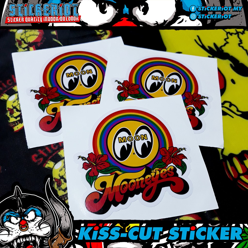 MOONEYES STICKER (1pc) | Shopee Malaysia