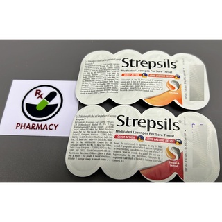 Strepsils Sore Throat Orange, Ginger & Lemon 8's [Exp 11/2023] Lozenges ...
