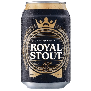 Royal Stout Can Danish Stout Beer 5.5% Alcohol (320ml x 4) | Shopee ...