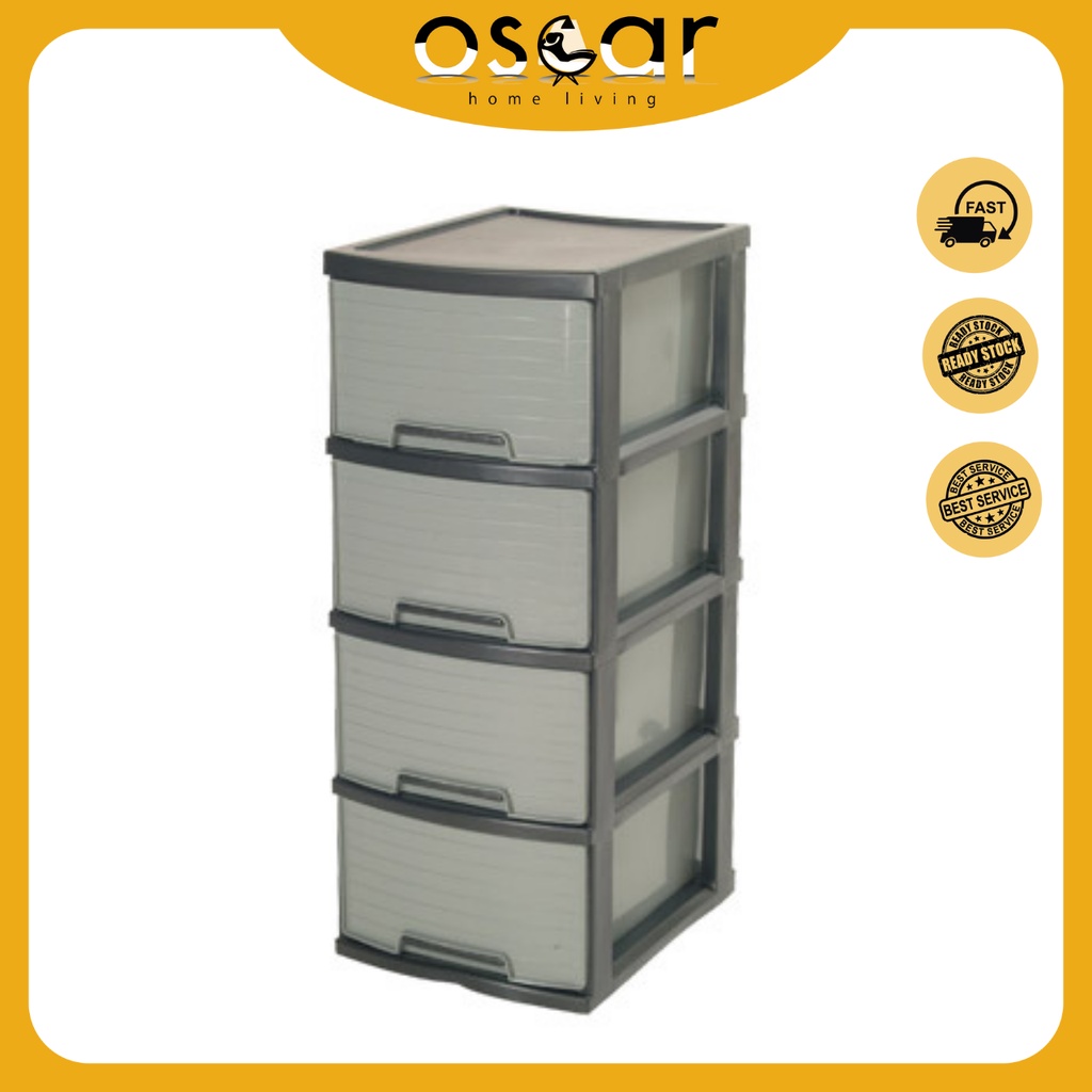 *Limited Offer *Fully Assembled - 4 Tier Plastic Cabinet / Plastic ...