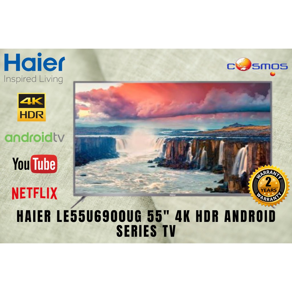 Haier 55-Inch UHD Android Series TV LE55U6900UG | Shopee Malaysia