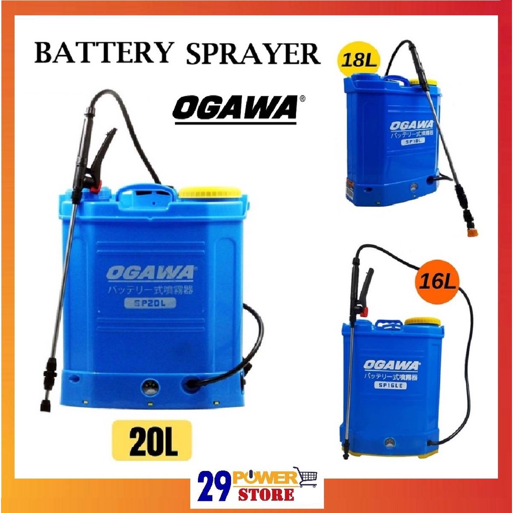 Pam Racun Bateri Battery Pump Knapsack Sprayer Ogawa Pam Racun Battery ...
