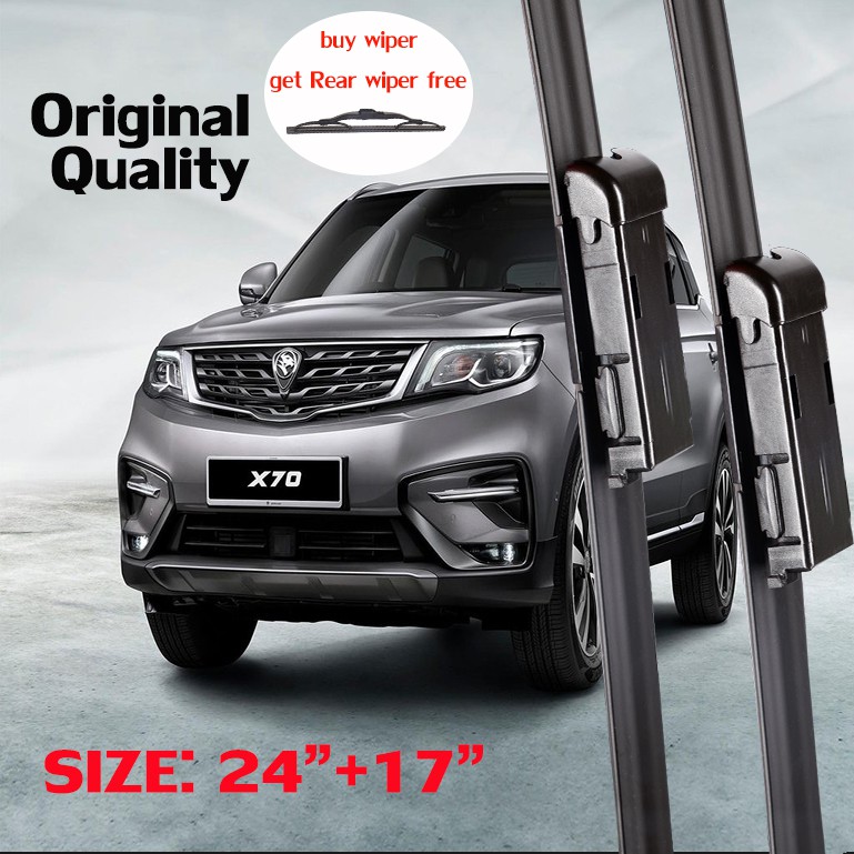Proton X70 Wiper Silicone Car Wiper Blades Car Windshield Year 2018 ...