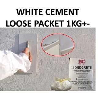 BONDCRETE 1KG WHITE CEMENT / 1kg Simen Putih SIMEN DINDING / TILES ...