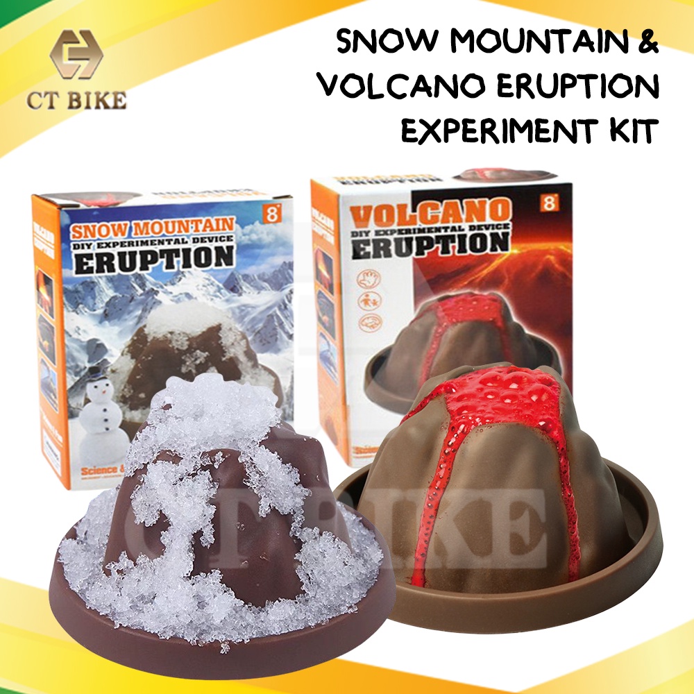 Snow Mountain Volcano Eruption for Children DIY Science Experiment Kit ...