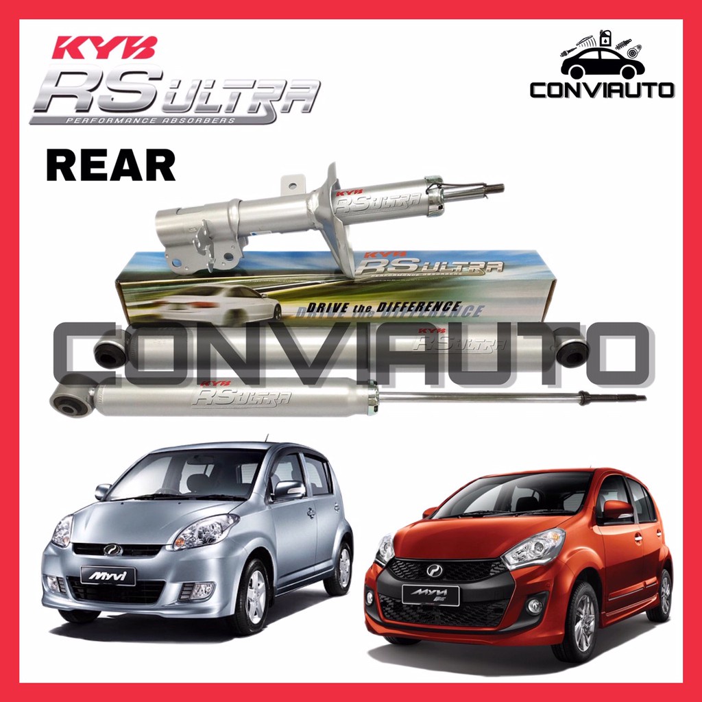 PERODUA MYVI OLD MODEL / MYVI LAGI BEST NEW MODEL REAR KAYABA PERFORMANCE RS ULTRA ABSORBER 1SET ...