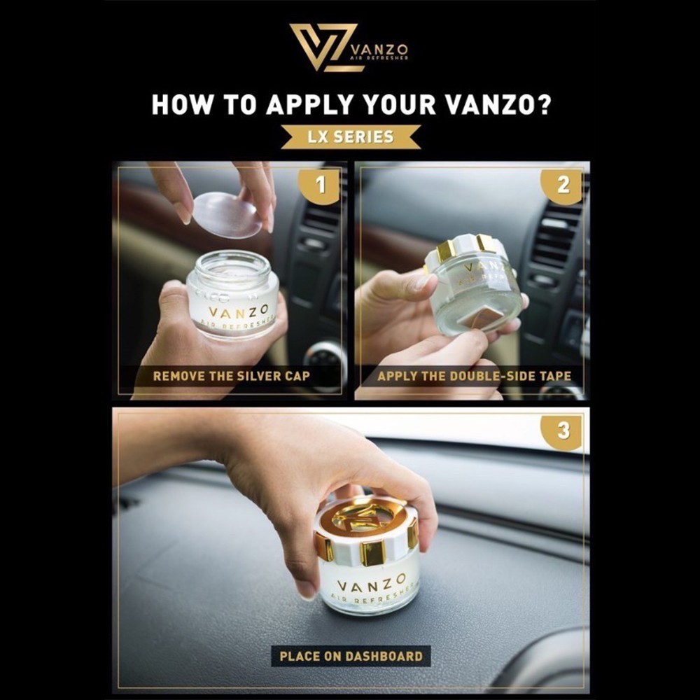 Vanzo Car Perfume Air Freshener - 100% Original Made In Japan | Shopee ...