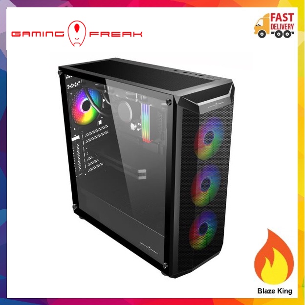 Gaming Freak ARGB Fan Casing GFG-THOR100 Gaming Tower Case | Shopee ...