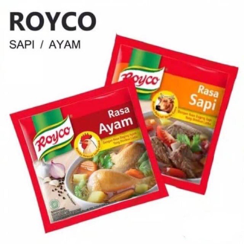 ROYCO rasa ayam & sapi 8 g | Shopee Malaysia