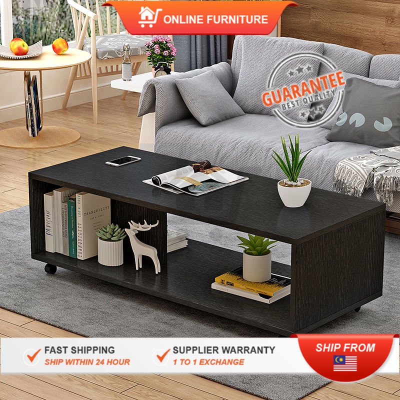 Open Shelf Coffee Table / TV Rack / TV Cabinet / Storage Rack / File ...