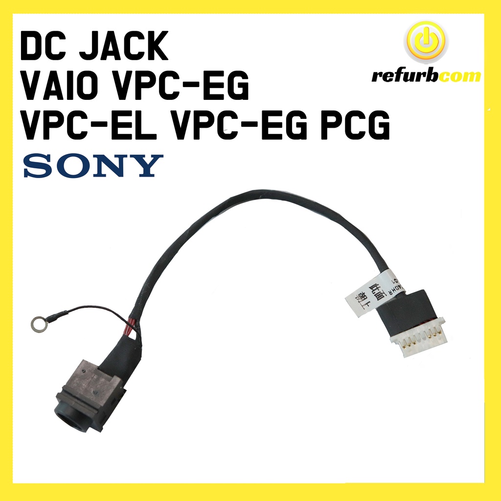 DC Power Jack with Cable For SONY VAIO VPC-EG / VPC-EL / VPC-EG / PCG ...