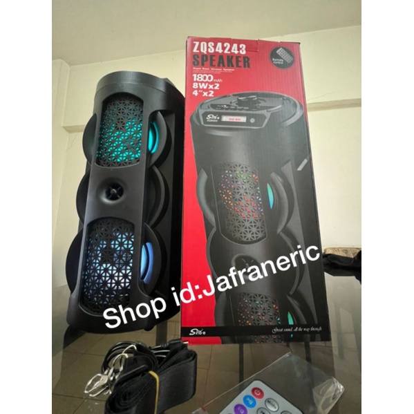 [SUPER BASS] ZQS-4243 WIRELESS BLUETOOTH HIGH BASS SPEAKER | Shopee Malaysia