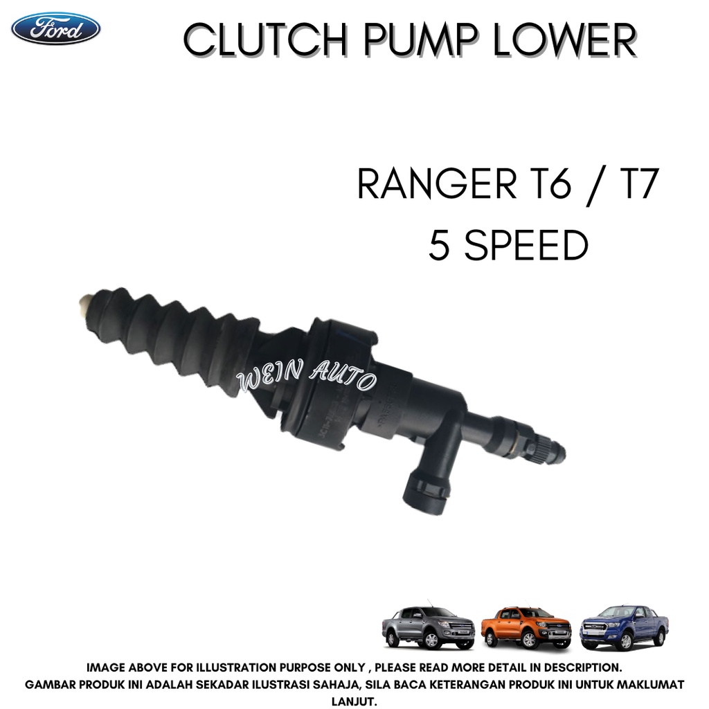 FORD GENUINE CLUTCH PUMP LOWER FOR FORD RANGER T6 / T7 ( 5 SPEED ...