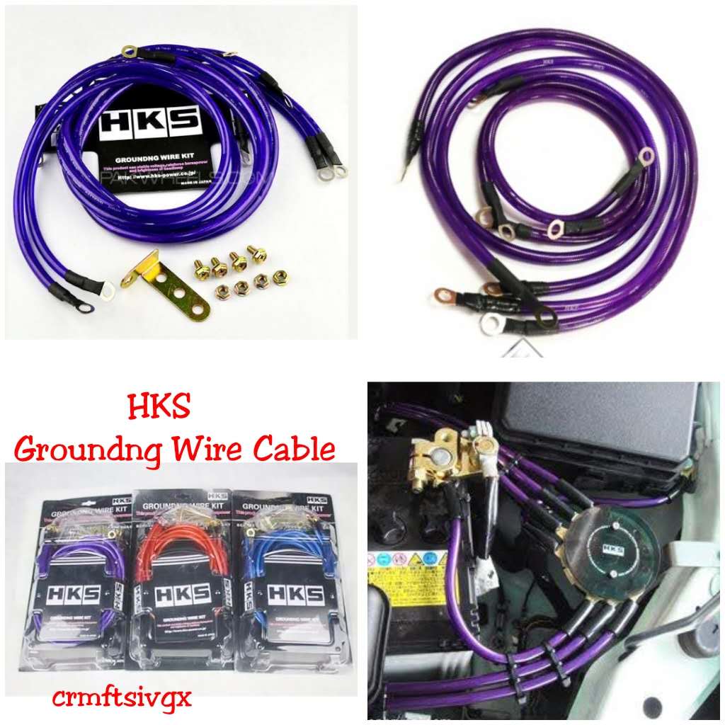 HKS Grounding Wire Kit wayar kit grounding cable HKS GROUNDING WIRE KIT ...