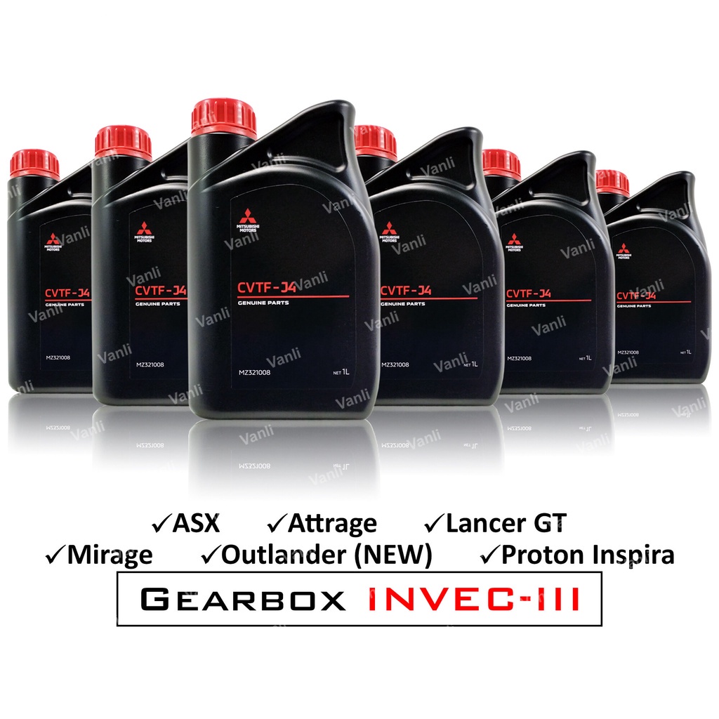 ORIGINAL MITSHUBISHI GENIUNE CVTF-J4 AUTO TRANSMISSION OIL 1 LITER ...