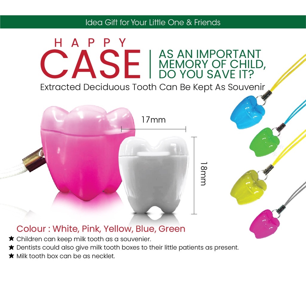 Cute Tooth Box for kids/ Children Wooden/ Happy Case/Milk Tooth Case ...