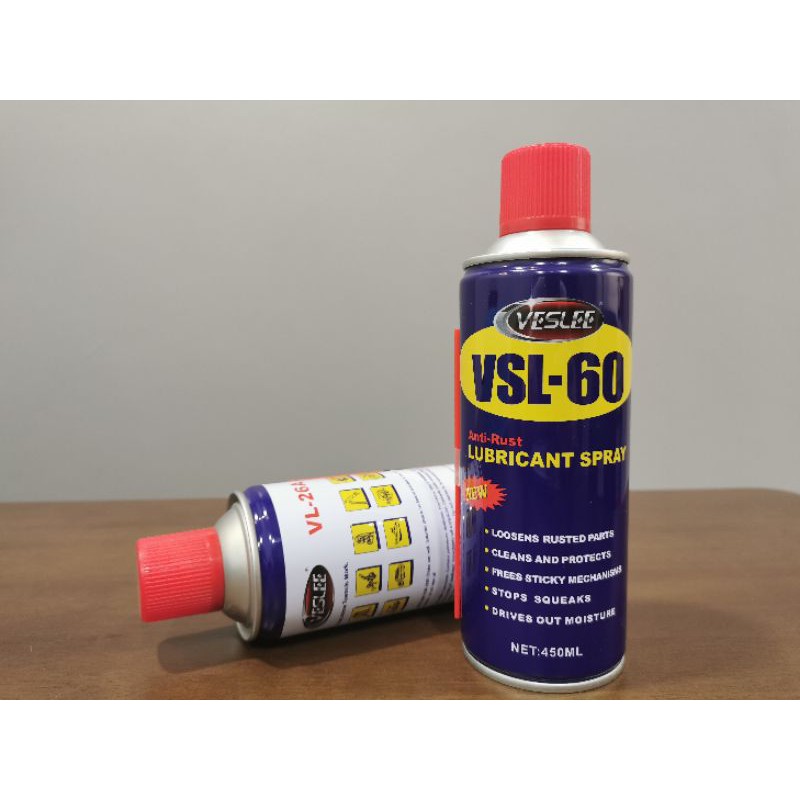 Veslee VSL-60 Anti-Rust Lubricant Spray 450ml | Shopee Malaysia