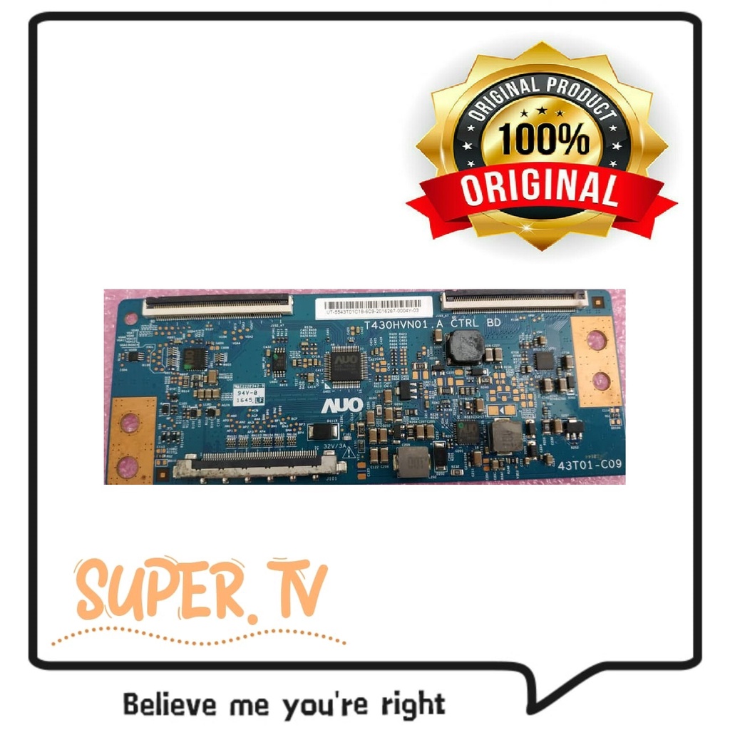 LG TV MODEL 43LH570T & 43LJ510T - TV TCON BOARD - ORIGINAL GENUINE (USED) | Shopee Malaysia