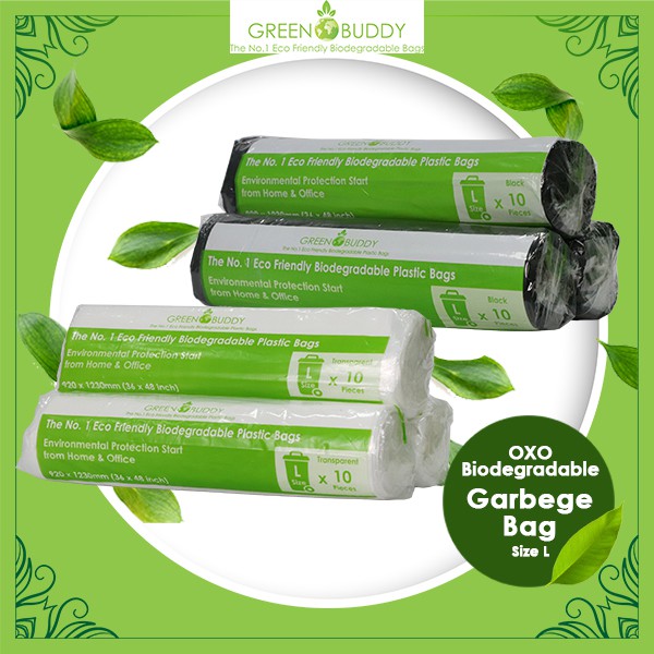 Green Buddy OXO Biodegradable Environment Friendly Garbage Bag/ Plastic ...