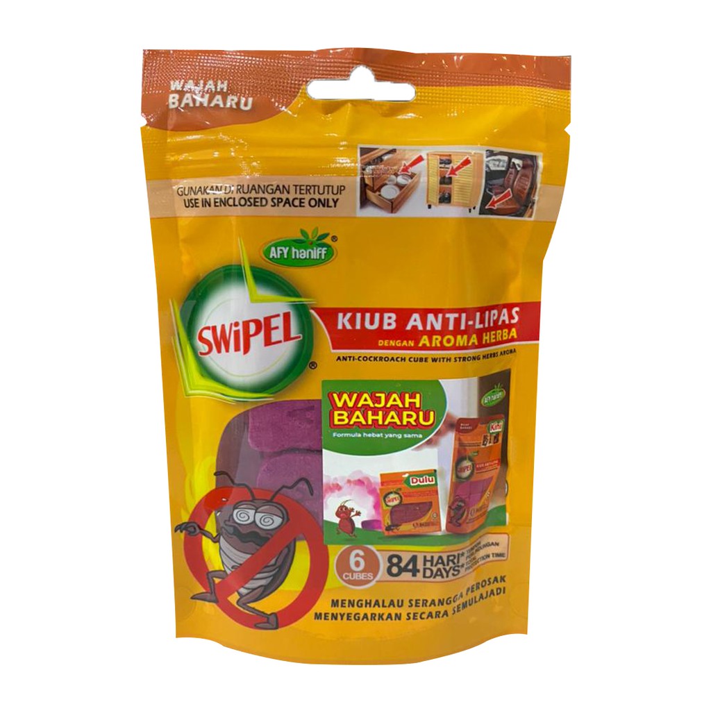 AFY Haniff Serai Wangi Anti Lipas 130G - Swipel Anti Cockroach Cube ...