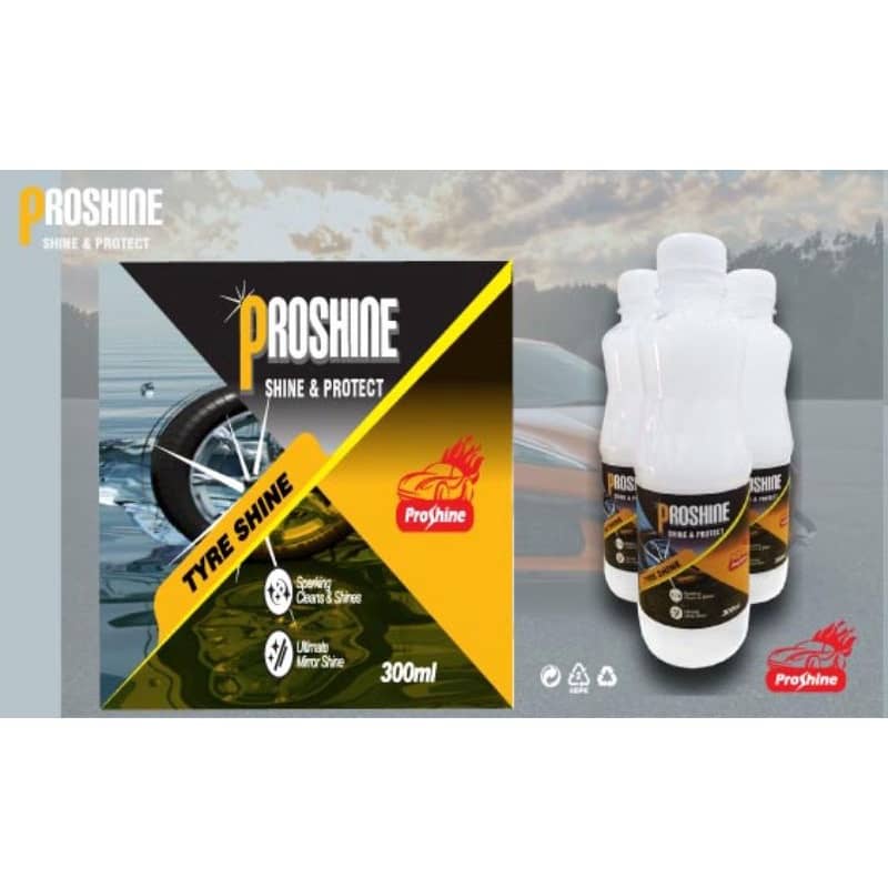 PROSHINE TYRE SHINE WAX 300ml | TYRE SHINE | TYRE WAX | PROTECT ...