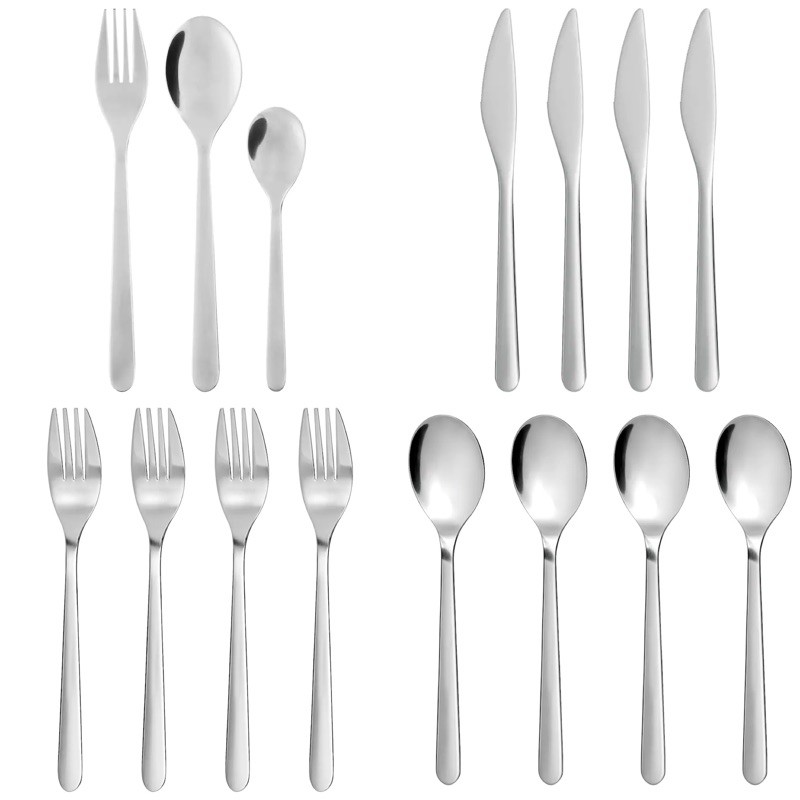 IKEA FORNUFT CUTLERY SET SPOON FORK KNIFE STAINLESS STEEL | Shopee Malaysia