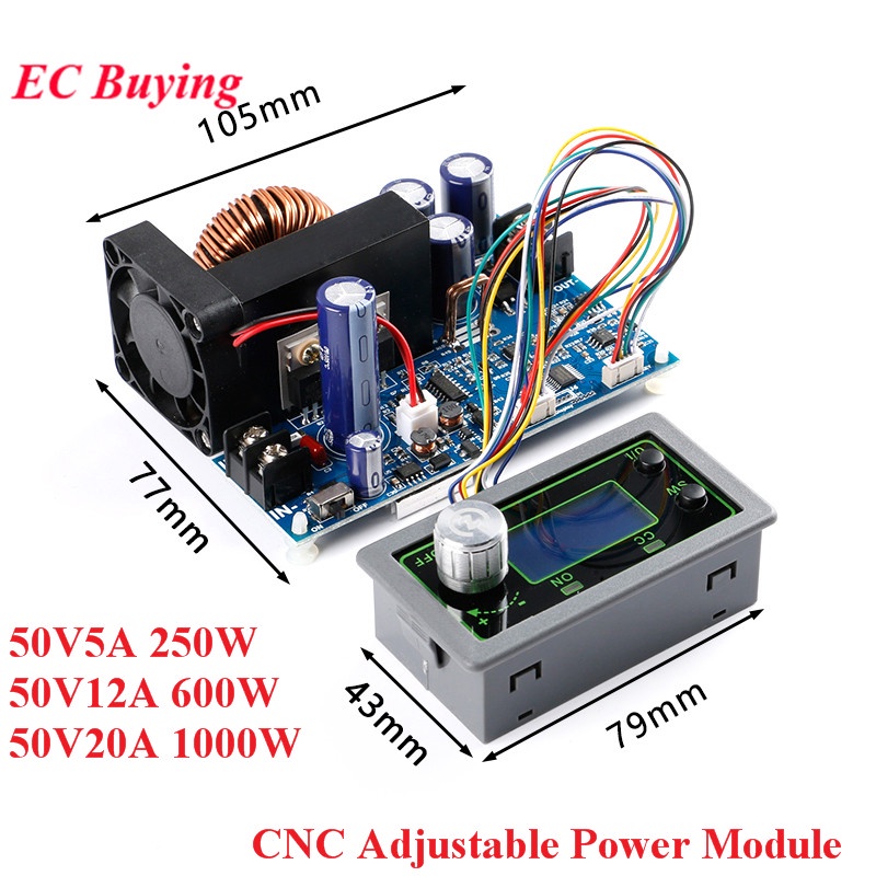 DC 50V5A 250W / 50V 12A 600W / 50V 20A 1000W Power Supply Module ...