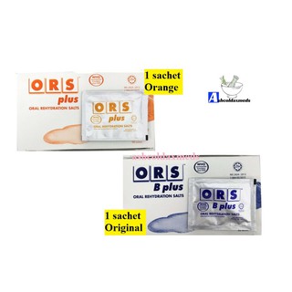 ORS Plus Oral Rehydration Salt (Orange) or (Original) 1's | Shopee Malaysia