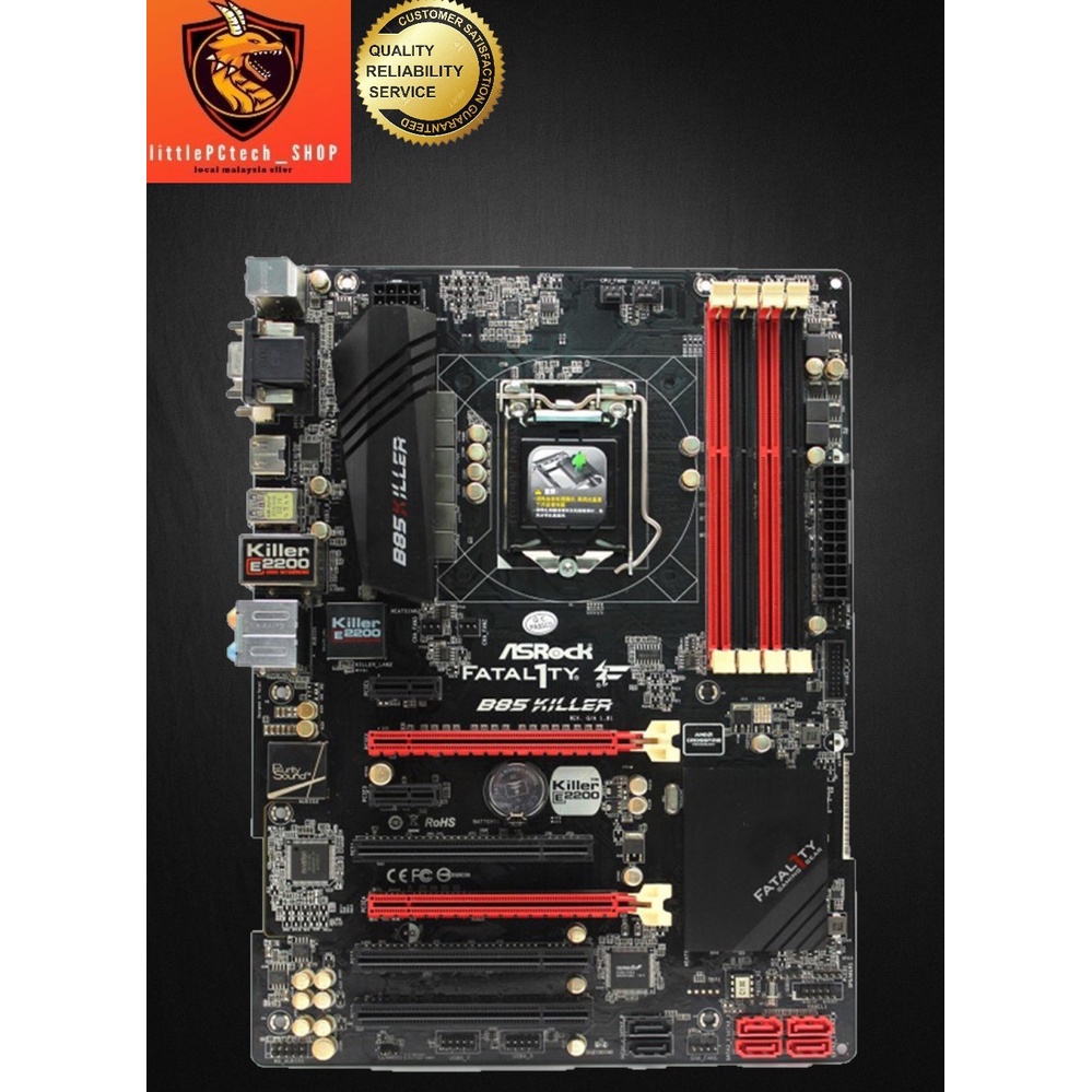 B85 ASRock Gamer Extreme Killer Edition 1150 Motherboard Gaming series ...