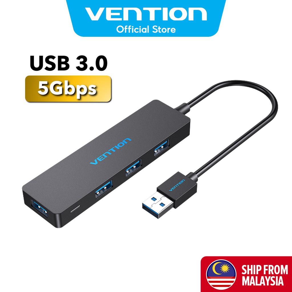 VENTION USB 3.0 Hub 4 Port Ultra Slim USB Hub for PC Laptop Windows Mac ... VENTION USB 3.0 Hub 4 Port Ultra Slim USB Hub for PC Laptop Windows Mac ...