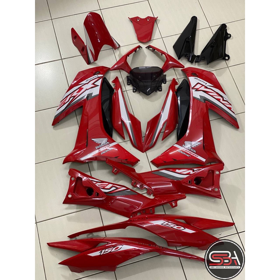 HONDA RSX RS-X 150 RSX150 COVERSET DOCTOR WINNER X RED 020 COLOR SIAP ...