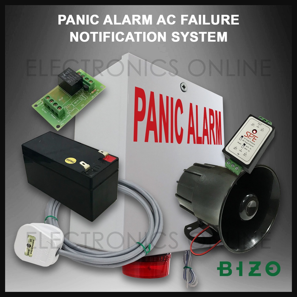 Panic Alarm AC Failure Notification System Aquarium Fish Pond TNB ...