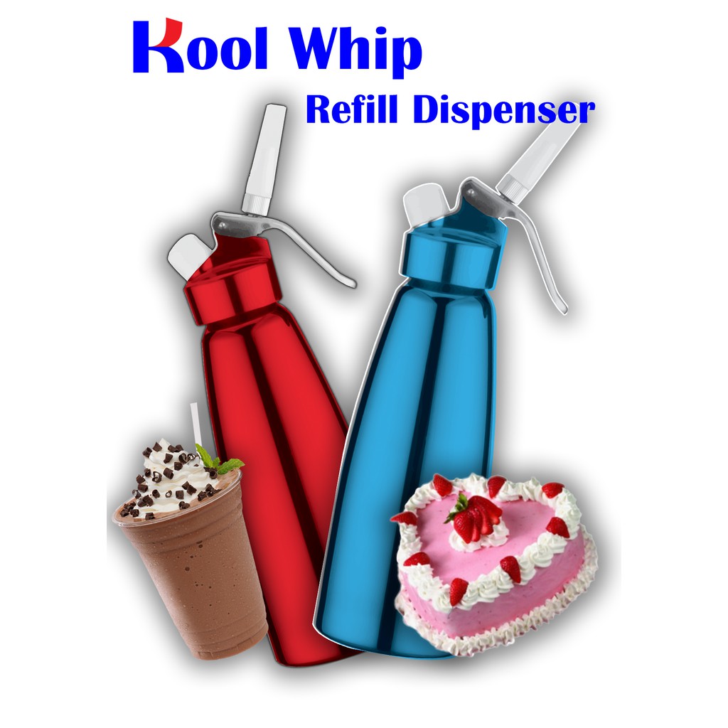 Kool Whip Whipping Cream Refill Dispenser 0.5L | Shopee Malaysia