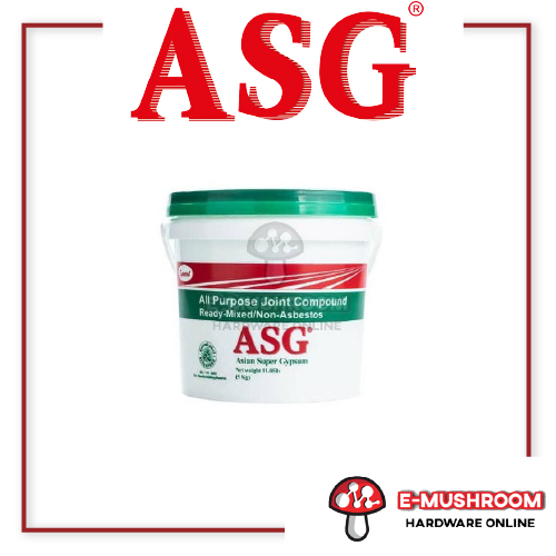 ASG PLASTER COMPOUND (READY-MIX) 5kg | Shopee Malaysia
