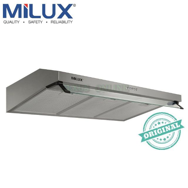 Milux Stainless Steel Cooker Hood MHS-S430 (1YEAR WARRANTY) | Shopee ...