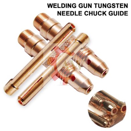 TIG WELDING COLLECT TUNGSTEN TIG COLLECT TIPS/ BODY 2.4MM (10PCS ...