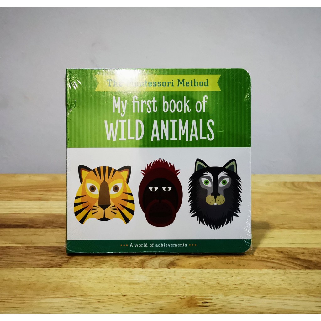The Montessori Method : My First Book of Wild Animals | Shopee Malaysia