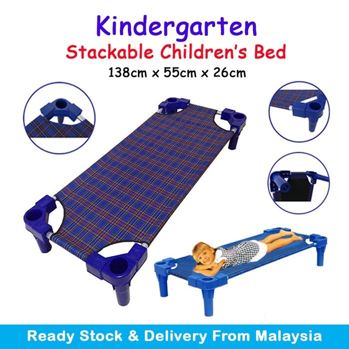Stackable & Portable Kids Kindergarten Bed Daycare Bed Children ...