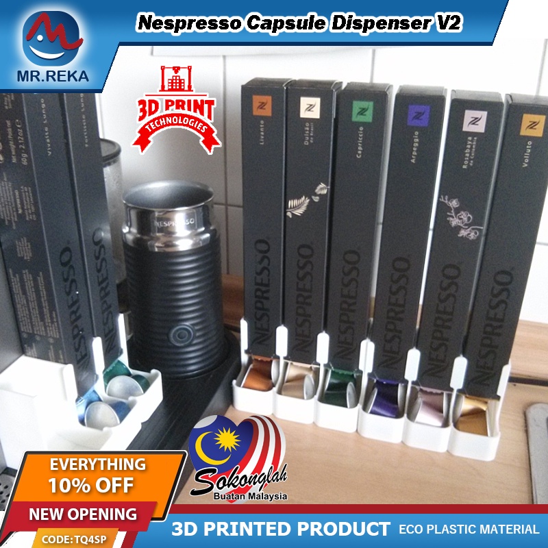 Nespresso Capsule Dispenser V2 Single Slot to 5 Slots | Shopee Malaysia