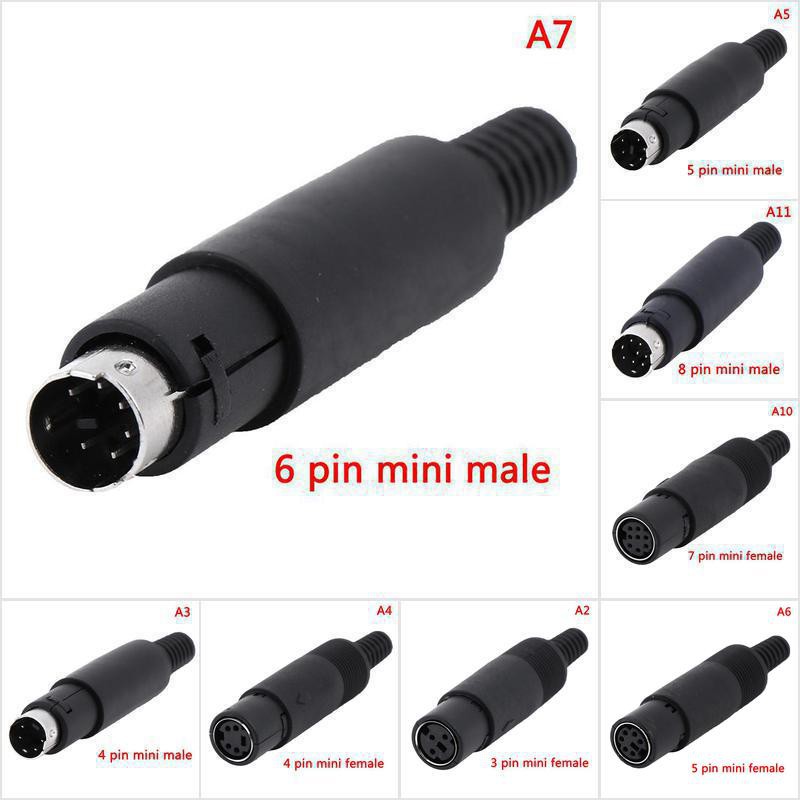 6 Pin Mini Din Female Telegraph