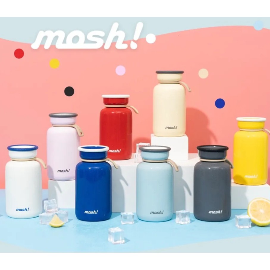 mosh! Stainless Steel Latte Thermal Bottle (330ml) | Shopee Malaysia