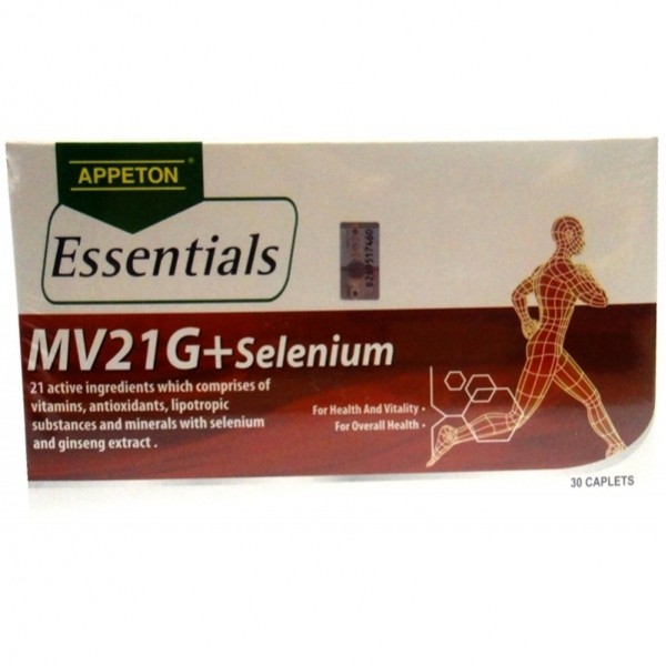 Appeton Essentials MV 21G + Selenium - 30 caplets | Shopee Malaysia Appeton Essentials MV 21G + Selenium - 30 caplets | Shopee Malaysia
