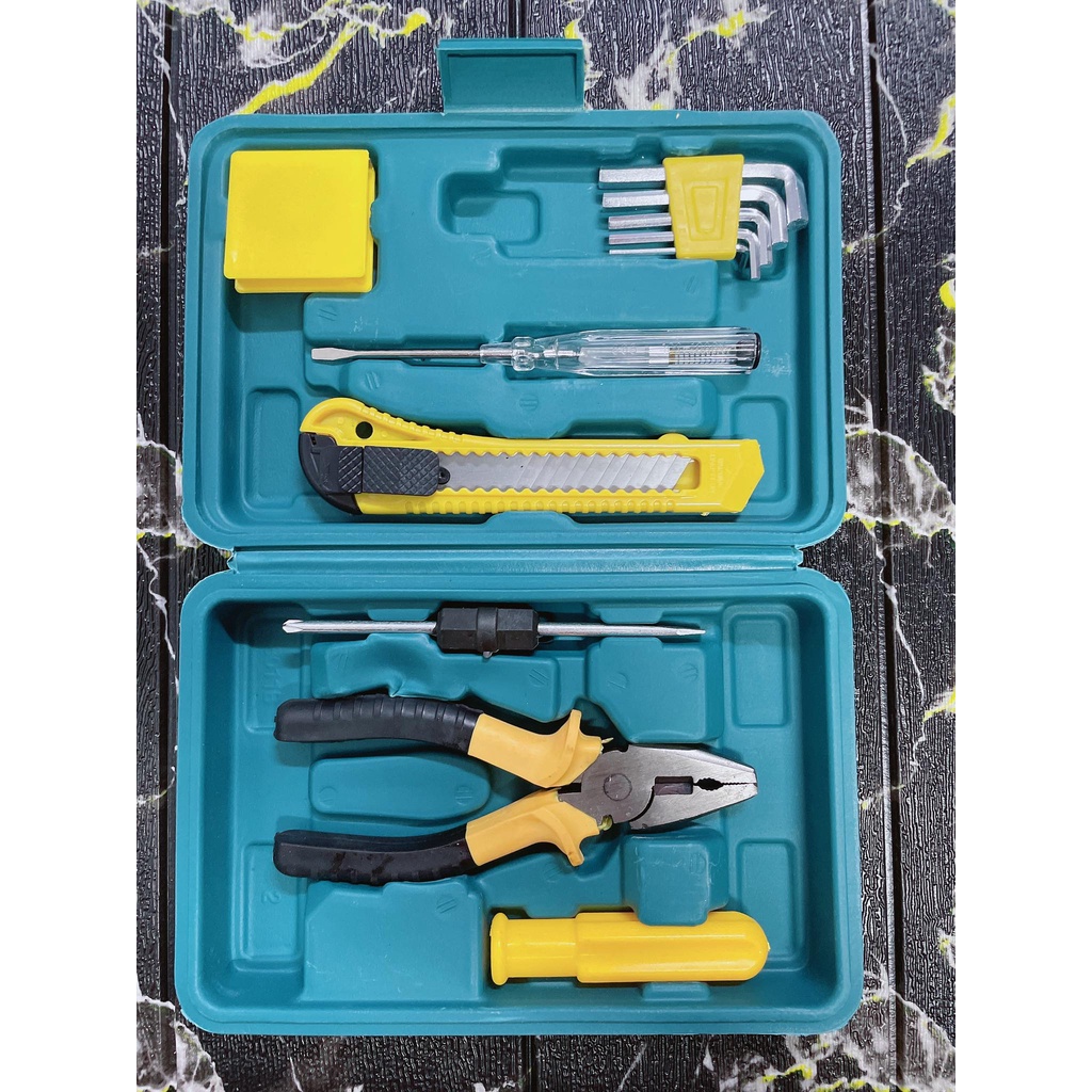 wireman working tools + tools box accessories screw driver tape meter ...