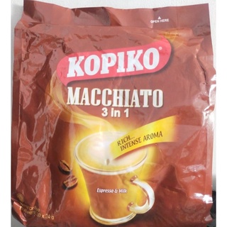 Kopiko Macchiato 3 in 1 Instant Coffee Mix (20s x 24g) | Shopee Malaysia