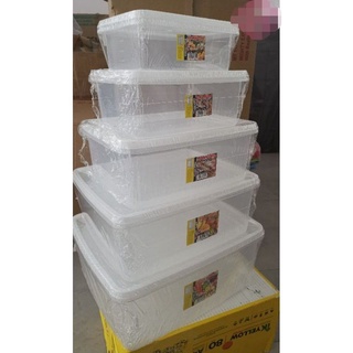 Food Container /Bekas Plastik bertutup /Multipurpose Container /Bekas ...